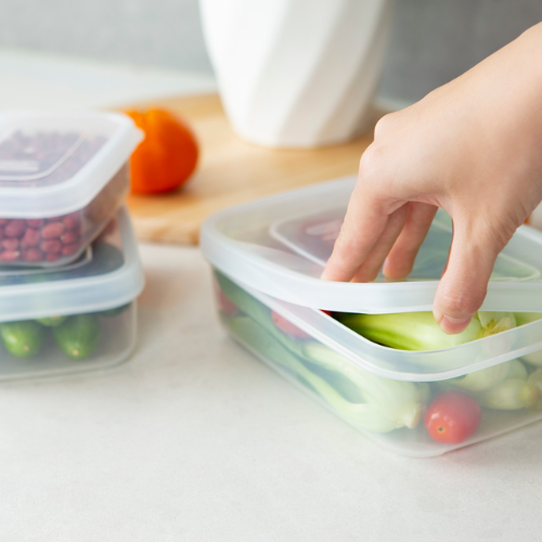 Bộ hộp thực phẩm vuông Hokkaido 750-1500-2500ml - Thực phẩm Sunkun